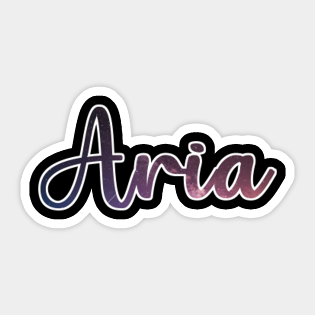 Aria Aria Sticker Teepublic